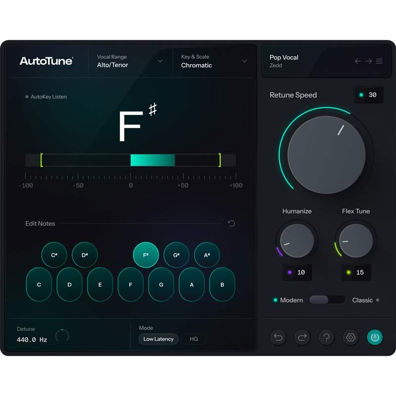 ■商品紹介数秒でプロフェッショナルな ボーカルを！AutoTune 2026は、従来のAutoTuneアルゴリズムを高速化の観点から再設計し、クラス最高レベルのサウンドと優れた操作性を両立。AutoTuneの本質であるシンプルな操作体系とス...