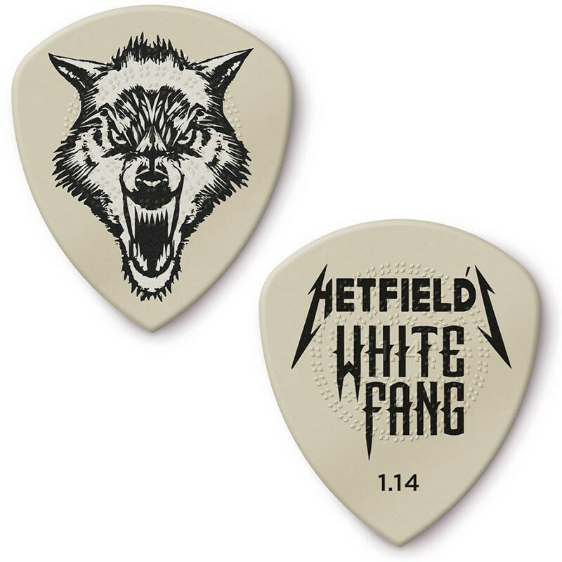 ■商品紹介HETFIELD'S WHITE FANG Custom Flow Pick偉大なメタルリフマスターの要望に応えるべく、長年にわたり培ってきたピ ック製造技術の粋を結集して開発したカスタムフロウピック。既存のブラッ クファングピッ...