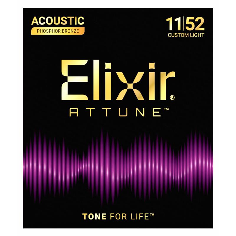 ■商品紹介Elixir ATTUNE StringsElixir史上最もノンコーティングに近いコーティング弦サウンドが暗くメロウになりがちなこと。タッチフィーリングに特有の「コーティング感 」があること。これらの要素はコーティング弦にはつき...