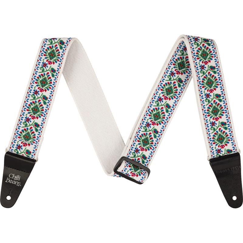 ■商品紹介等身大で自由に表現される楽曲やライブパフォーマンスで人気を集める2019年に結成の3ピースバンド、Chilli Beans. のシグネチャーギター発売を記念して、カプセルコレクションのひとつとしてストラップを同時発売します。3種類...
