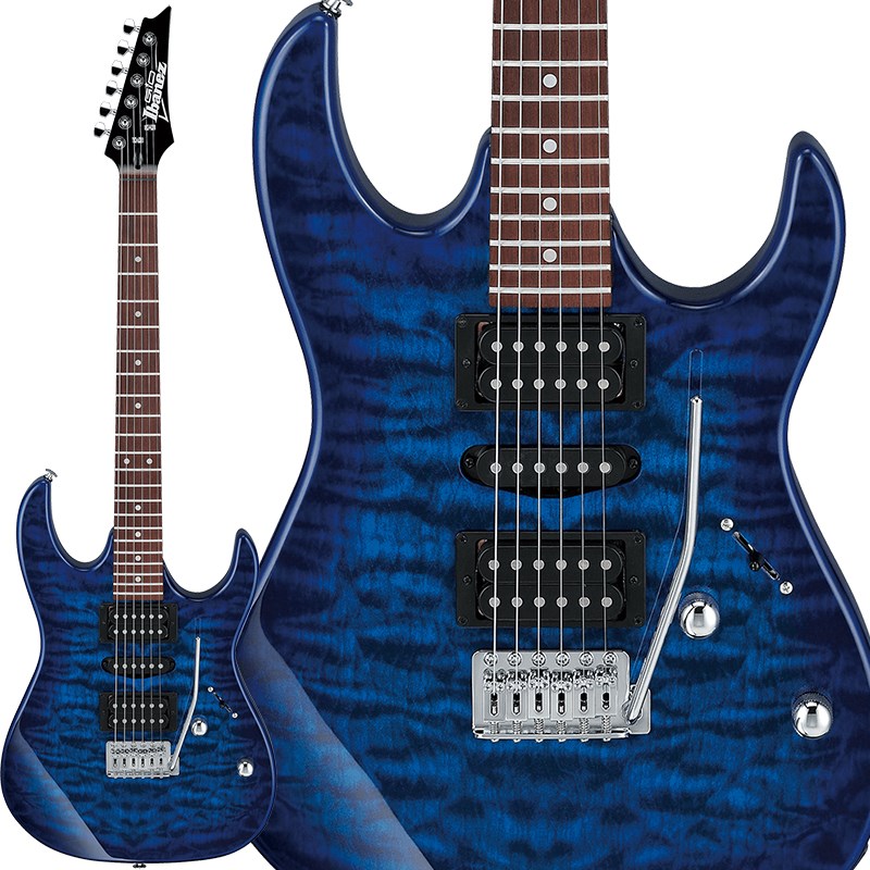 ■商品紹介GIO Ibanez series GRX70QA最初の一本を選ぶ際は、特に気をつけたい。なぜならその一本がきみのプレイヤーとしての運命を決定付けてしまうかもしれないからだ。私たちIbanezは、世界のトップ・ミュージシャンたちと...