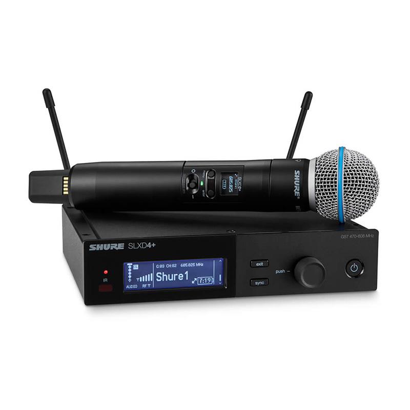 ■商品紹介【セット内容】・SLXD4+ デジタルワイヤレス受信機×1・SLXD2+/B58 ハンドヘルド送信機 / Beta 58A スーパーカーディオイド・ダイナミックマイクロホン×1・マイクロホン・クリップ×1・1/4波長アンテナ×2・...
