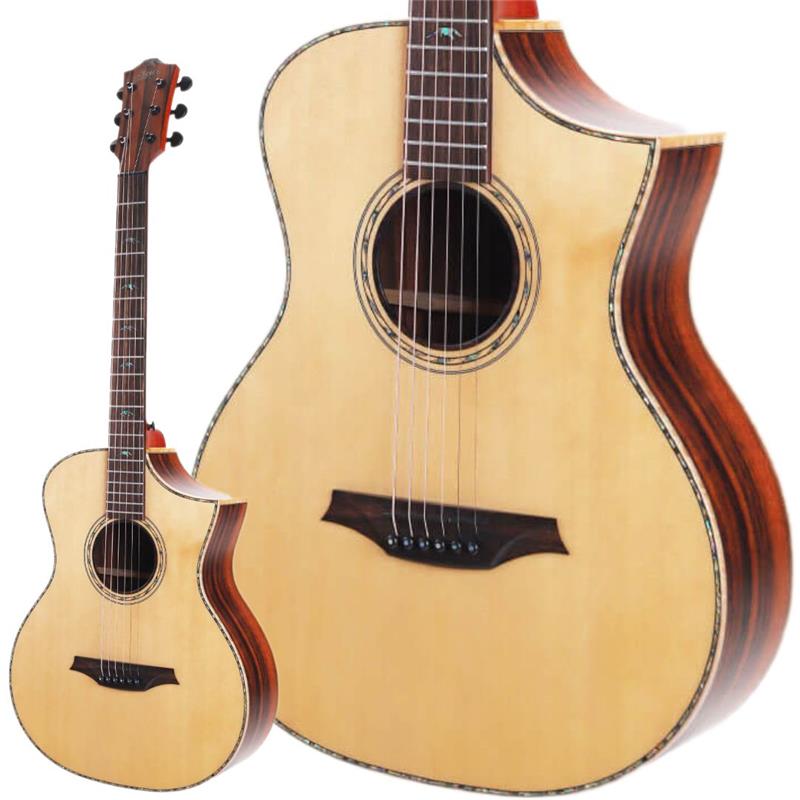 ■商品紹介Bromo Guitars は、インドネシアを象徴する火山「ブロモ山」からインスピレーションを受けて誕生しました。東ジャワに構える工場では、豊かな自然環境と良質なトーンウッド、そして地域に根付く文化のもと、ギター製作が行われていま...