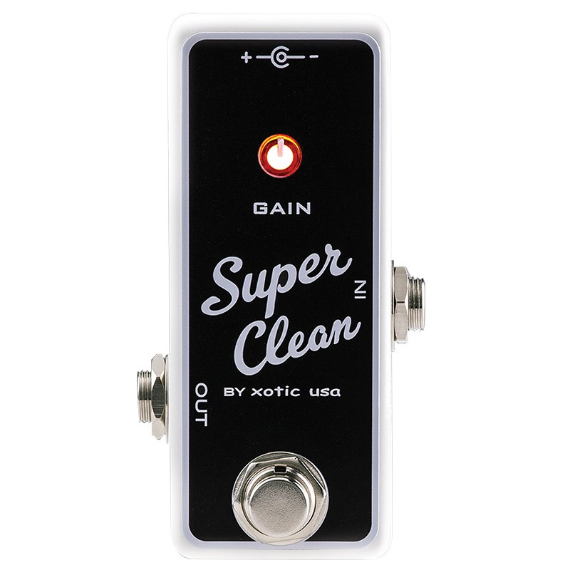 ■商品紹介SUPER CLEAN BUFFERは、複数のペダルやパッチケーブル、長いケーブルなどを繋げることによって生じる音質の劣化を防ぎます。また最大＋12dBのクリーンブースト機能とEQ DIPスイッチで細かいトーンコントロールが可能で...