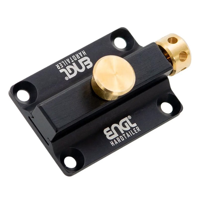 ■商品紹介ENGL Hardtailerを使えば、フローティングしているトレモロブリッジをアームダウンのみ可能な状態に瞬時に切換えられます。高精度のアルミニウムと真鍮の削り出しで製作されており、既存のトレモロブロック本体を加工することなく取...