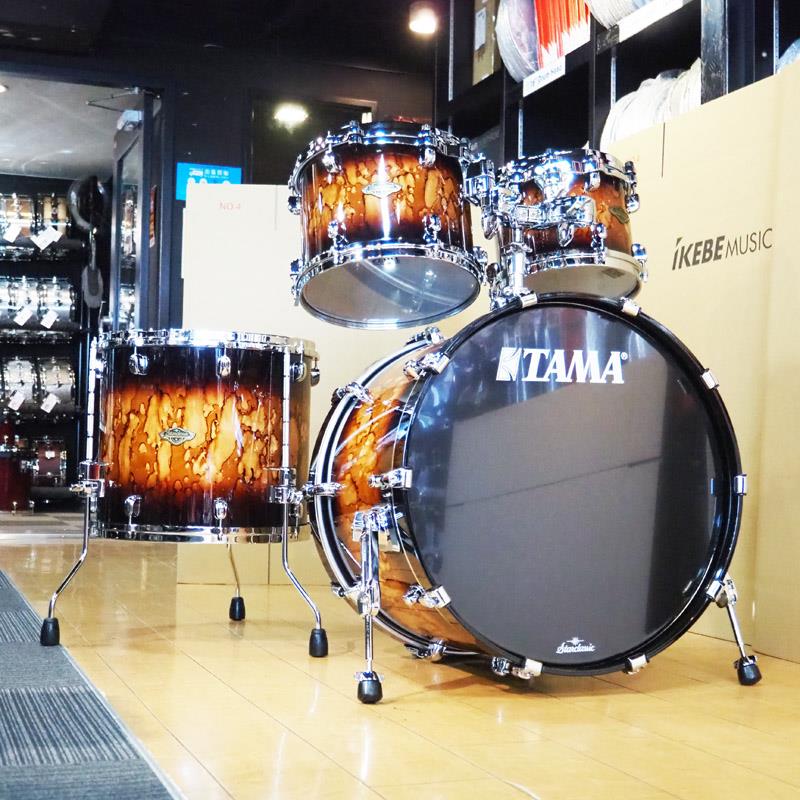 ■商品紹介Starclassic Walnut/Birch Drum Set【コントロールされたサスティーンと明確な音像、叩いていて心地よい温かな響き：スタークラシック・ウォルナット / バーチ】＜Starclassic Walnut/Bi...
