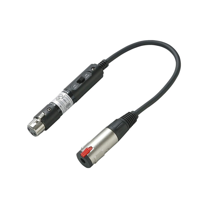 ■商品紹介プラグ形状/ XLR（F）/Phone（F）用途（接続例）/XLR〜PHONEの変換に対応。各アイテム本体のKEYをON/OFFにてXLR側のバランス/アンバランスを切り替え可能メタルBODY仕様の変換用プラグ。マイクや機材関係に...