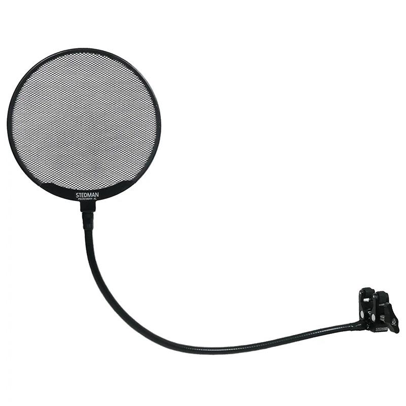 ■商品紹介【製品の特長】★流行りの太いマイク・アームに取り付け可能直径150mmの大型ポッピング・ガードを備えたProscreen XLがV2になりました。クランプが以前のモデルよりも広く開くようになったので、最近流行りの太いマイク・アーム...