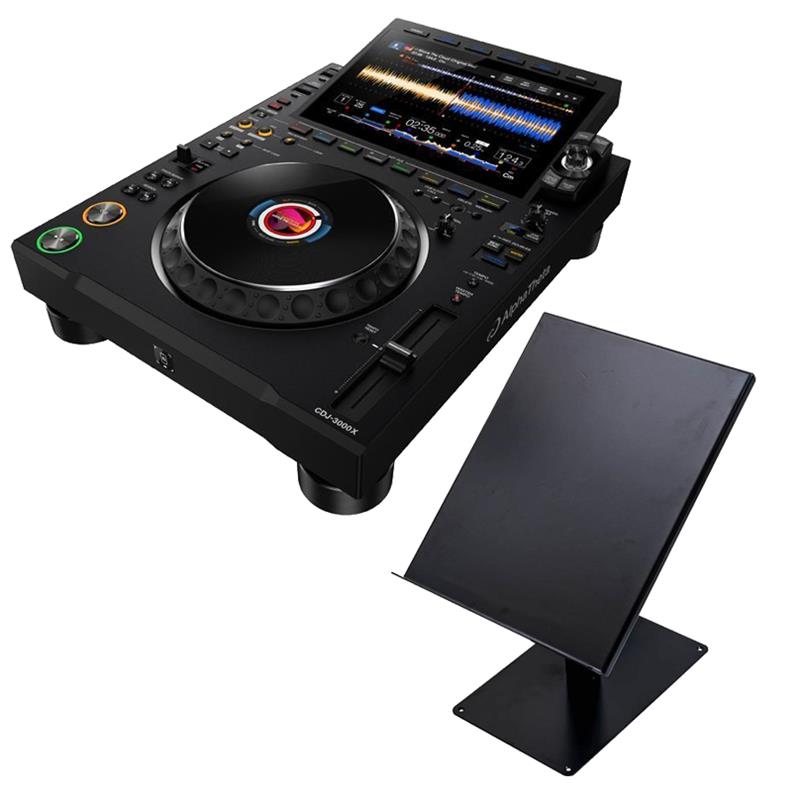 ■商品紹介★DJプレーヤーのフラッグシップモデル「CDJ-3000X」と適合サイズのCDJスタンドを組み合わせたお買い得セット★■CDJ-3000X + DJ-CDXL DJ-CDXLスタンドSET 内容その1　DJプレーヤー AlphaT...