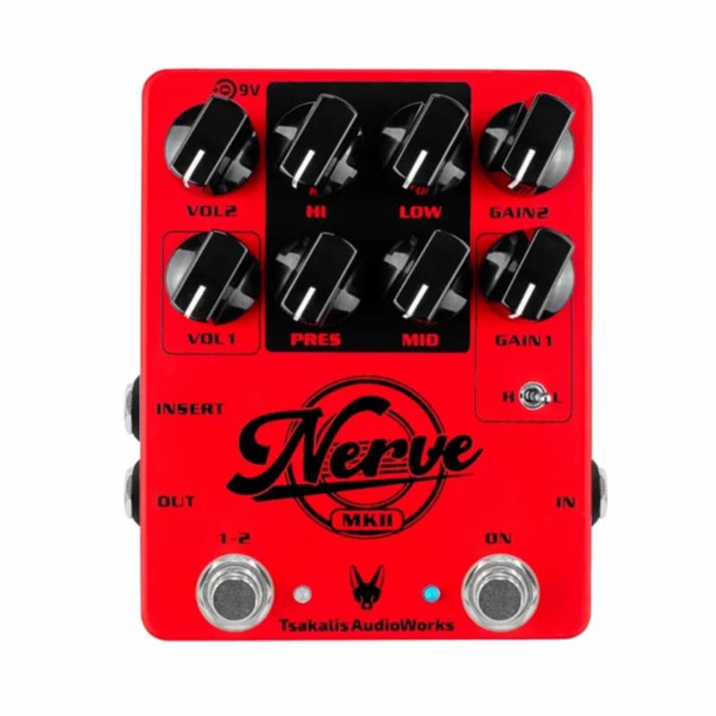 ■商品紹介ギリシャ、アテネのハンドメイドペダル！Nerve MKIIは特にアグレッシブなスタイルのために作られたハイゲイン・ディストーション・ペダルです。完璧にマッチしたJFETステージは、ブリティッシュスタイルとアメリカンスタイルのハイゲ...