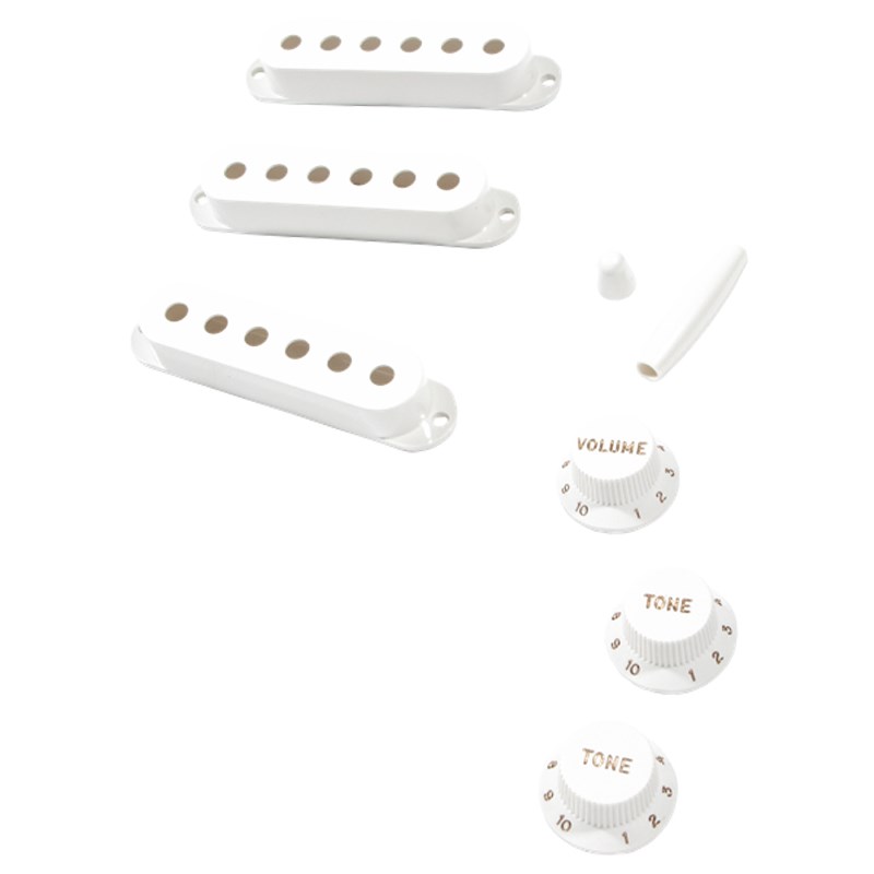 ■商品紹介PURE VINTAGE 50S STRATOCASTER(R) ACCESSORY KIT (EGGSHELL) (#0992096000)トーン、ボリュームノブからピックアップカバー、ブリッジカバーに至るまで、Pure Vin...