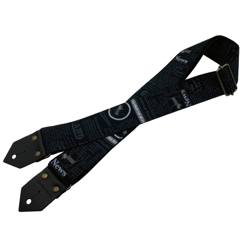 ■商品紹介ES-PP50xx Printing Fablic series英字新聞柄の″ニュースペーパー″。モノトーンの柄を考えた時にまず製品化したいと思い浮かんだのが英字新聞。文字の大きさや柄、ストラップに適した素材を見つけました!チラリ...