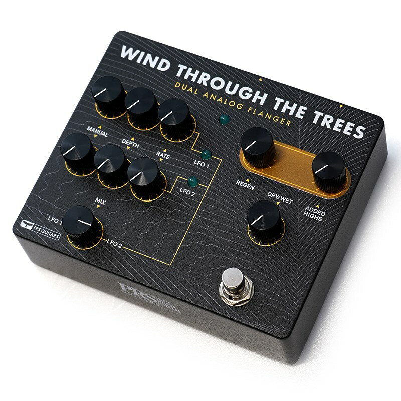 ■商品紹介PRS Wind Through the Trees デュアルアナログフランジャーは、絡み合うふたつのフランジャーが、木立を吹き抜ける風を連想させるサウンドを生み出すことから名付けられました。本機は、空気感のある倍音や複雑に絡みあ...