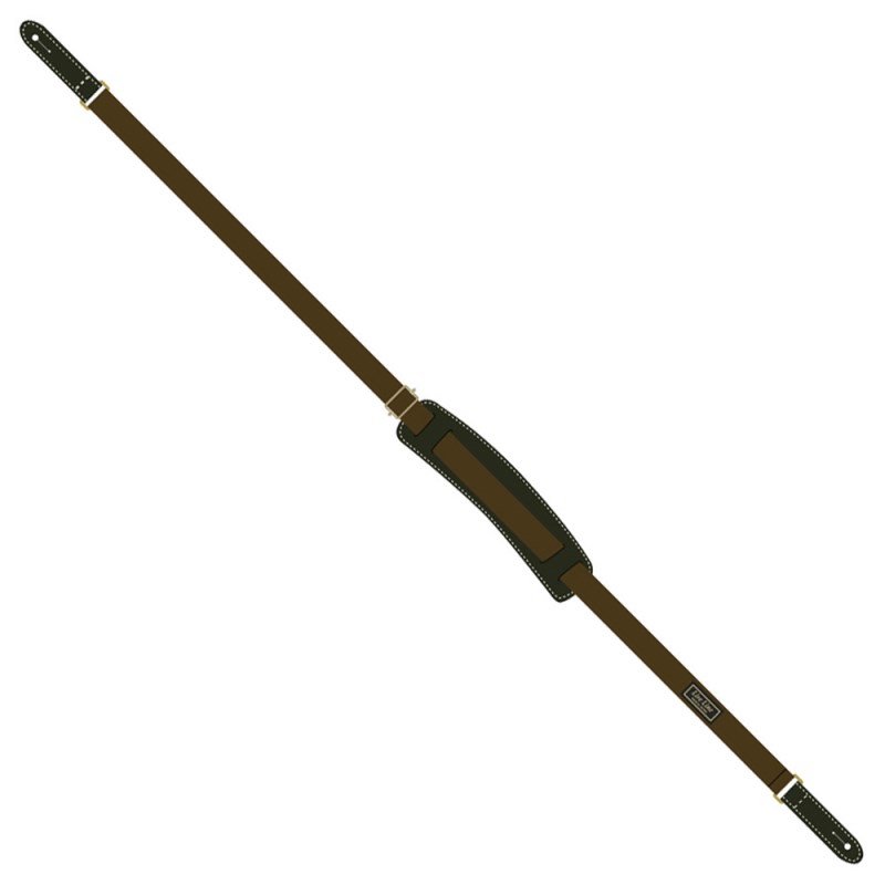 ■商品紹介25ミリ幅レトロスタイル・ギターストラップ - レザーエンド手触りの良い25ミリ幅レトロスタイル・ストラップ。耐久性に優れたレザーエンド採用。●レザーエンド/本革●2.5cm幅●長さ調節範囲：100〜155cm(エンドピン穴間を計...