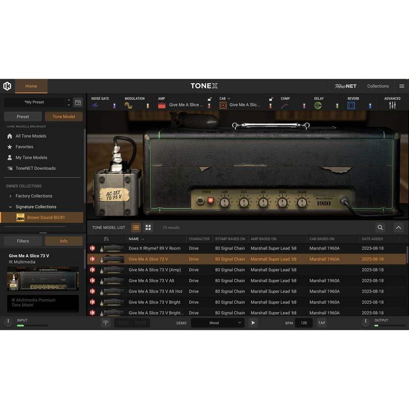 ■商品紹介モダン・ロックの礎を築いた、ブラウン・サウンドを再現するTONEXシグニチャー・コレクション！TONEXエコシステムでご利用いただけるSignature Collection80/81では、このギタリストの成長の節目となった、ダー...