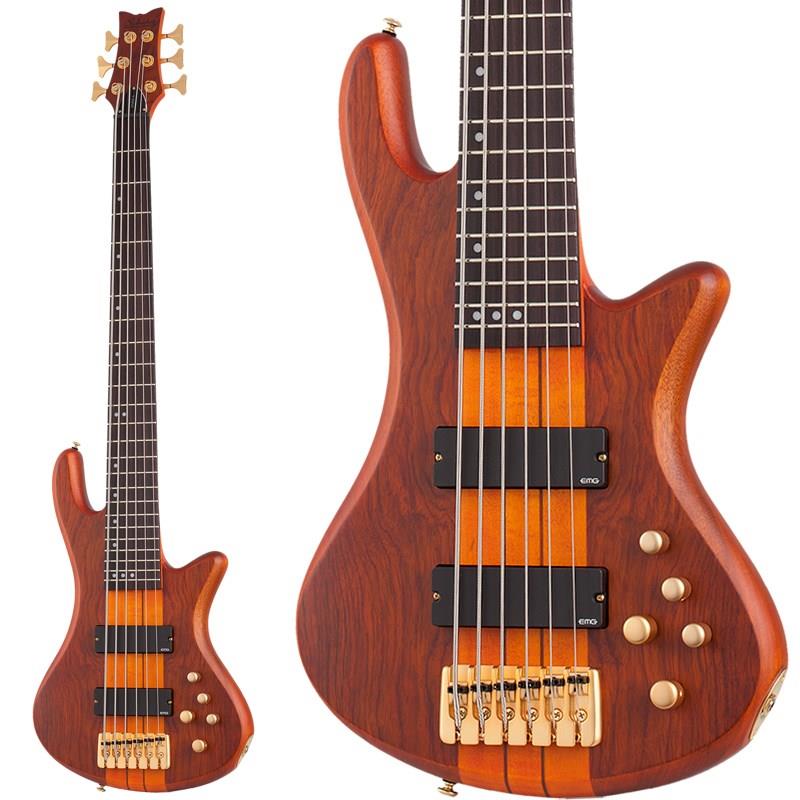 ■商品紹介【チョイキズ特価】大人気DIAMOND SERIES BASSの6弦仕様！本機はボディのトップ材にはフレイムメイプル、バック材にはマホガニーを、ネックにはメイプル材とウォルナット材を張り合わせた5pc.ネックにローズウッド指板を配...