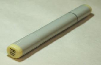 プロフェッショナル向けモデルスーパーブラシの使い勝手のよさが好評デザイン・イラスト・まんが・絵画・教材用途など アルコール染料インク ツインニブ（スーパーブラシ＆ミディアムブロード）楕円型ボディニブ交換可　インク補充可