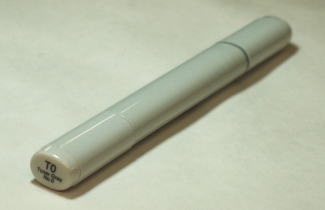 プロフェッショナル向けモデルスーパーブラシの使い勝手のよさが好評デザイン・イラスト・まんが・絵画・教材用途など アルコール染料インク ツインニブ（スーパーブラシ＆ミディアムブロード）楕円型ボディニブ交換可　インク補充可