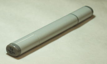 プロフェッショナル向けモデルスーパーブラシの使い勝手のよさが好評デザイン・イラスト・まんが・絵画・教材用途など アルコール染料インク ツインニブ（スーパーブラシ＆ミディアムブロード）楕円型ボディニブ交換可　インク補充可