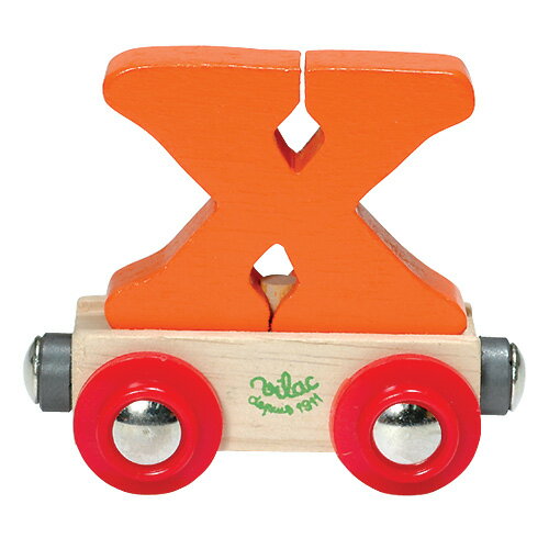 フランス モンターニュ地方で100年近く木製玩具を作り続けている老舗メーカー“Vilac(ヴィラック)”の木製汽車のおもちゃです。 文字が汽車にのっているので、好きなアルファベットを並べて列車が出来ます。 ■特徴：ユニークなヴィラックの玩具...