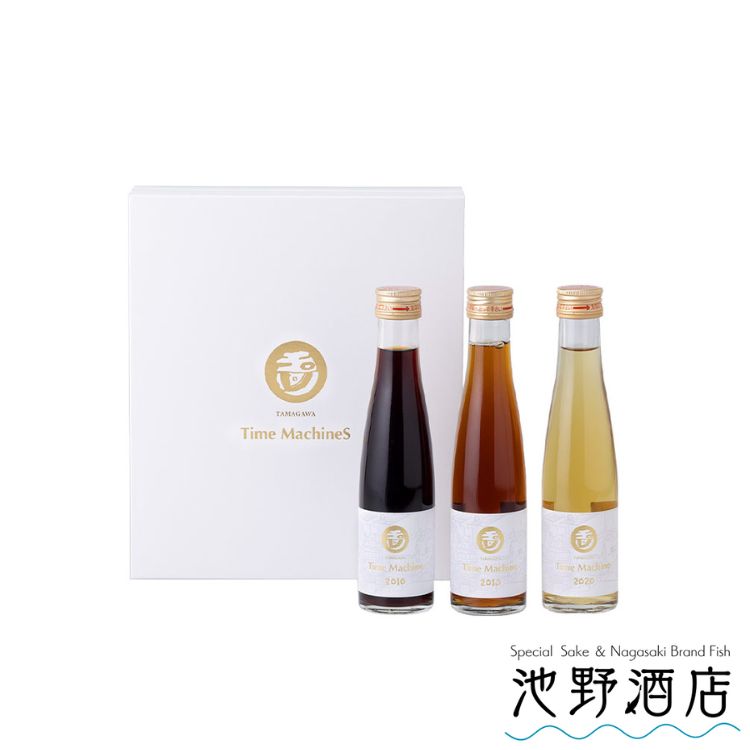 「時間が作る美しさ」、タイムマシーンのヴィンテージ3種を組んだ熟成酒3本セット！！ ■商品詳細 【容量】180ml×3 【蔵元】木下酒造 【県名】京都府 【特定名称】純米酒 【アルコール度数】11 【原材料名】米、米麹 【原料米】北錦 【精...