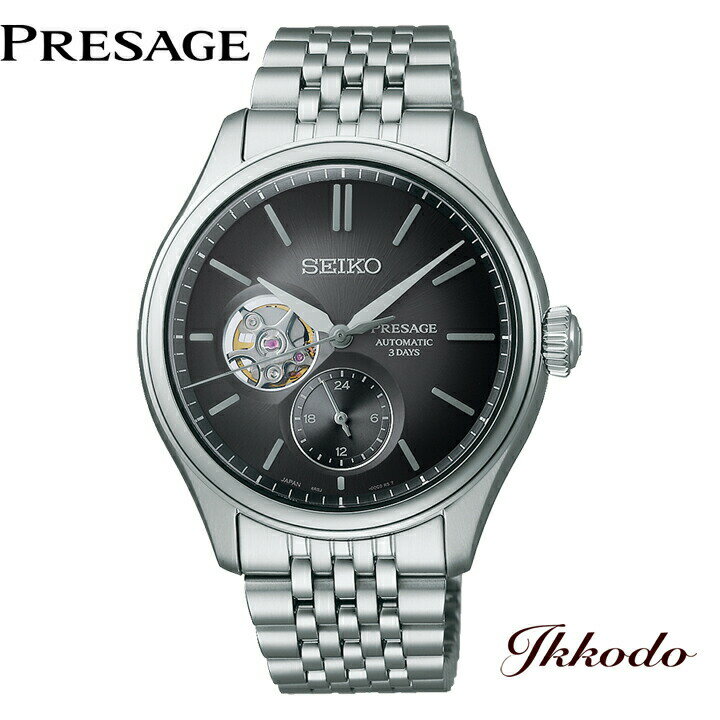 モデル名 Seiko Presage Classic SeriesSemi-Skeleton 番号 SARJ009 キャリバーNo 6R5J 駆動方式 メカニカル 自動巻（手巻つき） 精度 日差＋25秒〜−15秒 駆動期間 最大巻上時約72...