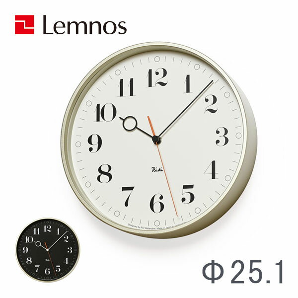 商品説明 サイズ(cm) Φ25.1×D6 カラー WH（ホワイト） BK（ブラック） 材質仕様 アルミニウム ガラス スイーブセコンド （秒針が1秒毎止まらず、滑らかに動き続けます） 商品重量：1080g デザイナー：渡辺 力 1981年...