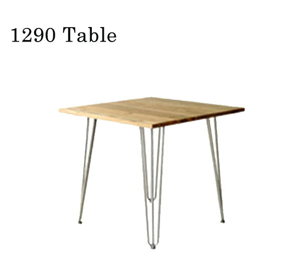 商品説明 サイズ W80×D80×H73(cm) 仕　様 天板：エルム材 脚部：スチール(クリア塗装仕上げ) ※組立品 送　料 送料無料 ※ただし、北海道、沖縄、離島は追加料金がかかります。お気軽にお問合せ下さい。