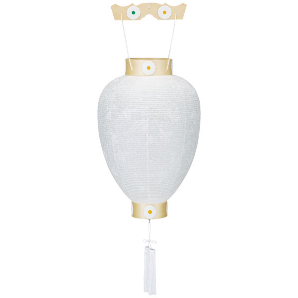 盆提灯　商品説明 サイズ( cm ) 長さ：85cm 　 仕　様 ・ビニロン紙 ・木製 送　料 送料無料ただし、北海道、沖縄、離島は追加料金がかかります。お気軽にお問い合わせください。盆提灯 特集ページはこちら