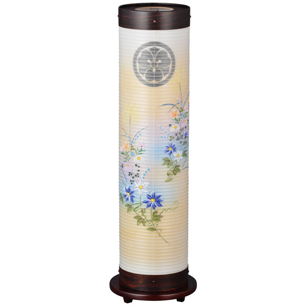 商品説明 サイズ(cm) 高さ74cm 仕様 二重張(外絹内ワーロンプラフィルム) 口輪：ロール紙 下台：MDF ビニールコード スイッチ付仕様 シール家紋 送料 送料無料 ただし、北海道、沖縄、離島は追加料金がかかります。お気軽にお問合せ...