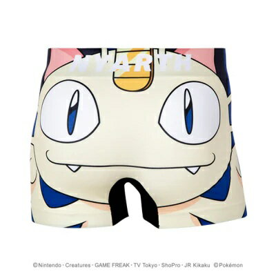 【商品名】 【 POKEMON ポケットモンスター 】ニャース パンツ HIPSHOP ヒップショップ ポケモン POK_MON ボクサーパンツ アンダーパンツ ユニセックス メンズ レディース パンツ 下着 肌着 前閉じ かわいい ポケモ...