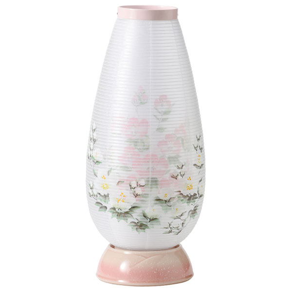 商品説明 サイズ(cm) 径20×高さ48 仕 様 7色LED 絹・二重張 日本製 電装コード(中間スイッチ式) 送　料 送料無料 ただし、北海道、沖縄、離島は追加料金がかかります。お気軽にお問い合わせください。