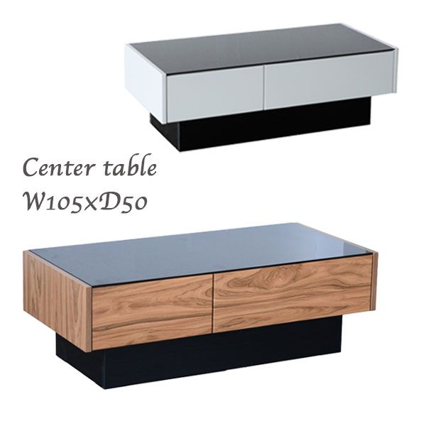 商品説明 サイズ（cm） W105×D50×H35 引出内寸：小）幅33×奥行38×高さ10cm 　　　　　大）幅53×奥行38×高さ10cm カラー BR/WH 仕様 表面材 BR：強化紙、WH：エナメル塗装 強化ガラス（ブラック塗装） ...