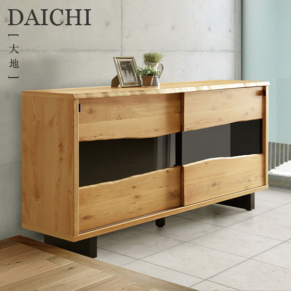 商品説明 サイズ(cm) W170×D45×H100 仕様 ■材質 表面材：ウォールナット無垢(節有) 　　　　ホワイトオーク無垢(節有) ホワイトオークは受注生産です。 ■仕様 塗　装：ウレタン塗装 ・棚板厚：20mm ・フィルム貼りガラ...