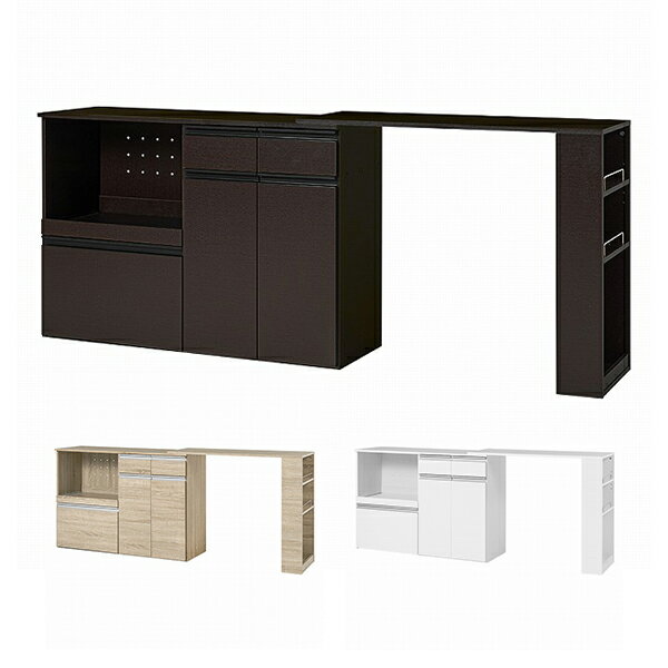 商品説明 サイズ(cm) W133～207×D40×H84 カラー ダークブラウン ナチュラル ホワイト 材質仕様 主材:プリント紙化粧パーティクルボード 天板・スライド棚:合成樹脂化粧パーティクルボード 取手:スチール 組立式 2口コンセ...