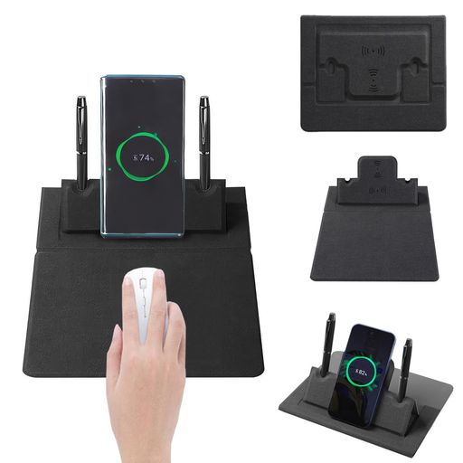 【多機能なデザイン】1つの製品でマウスパッド、ワイヤレス充電器、スマートフォンホルダーなどの複数の用途に対応できます。 【高速ワイヤレス充電】15W の高出力ワイヤレス充電により、QI 充電プロトコルをサポートしている限り、携帯電話をすばや...