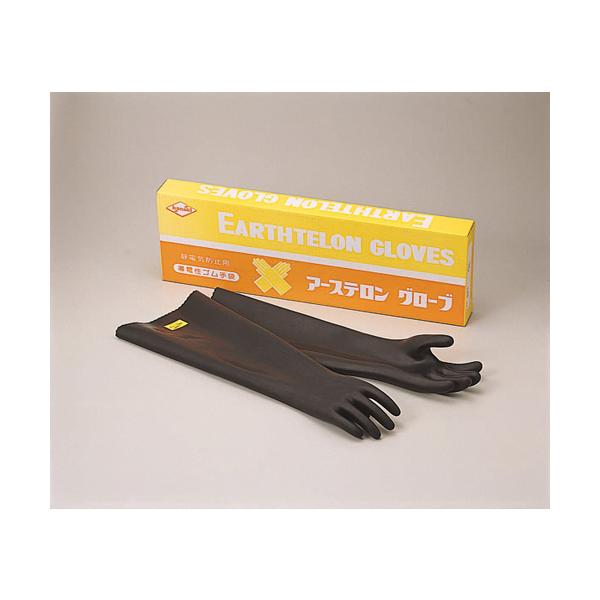 【特長】・導電性ゴム手袋・アーステロングローブのロングタイプ【仕様】全長(mm）：600電気抵抗：5×10^6Ω以下