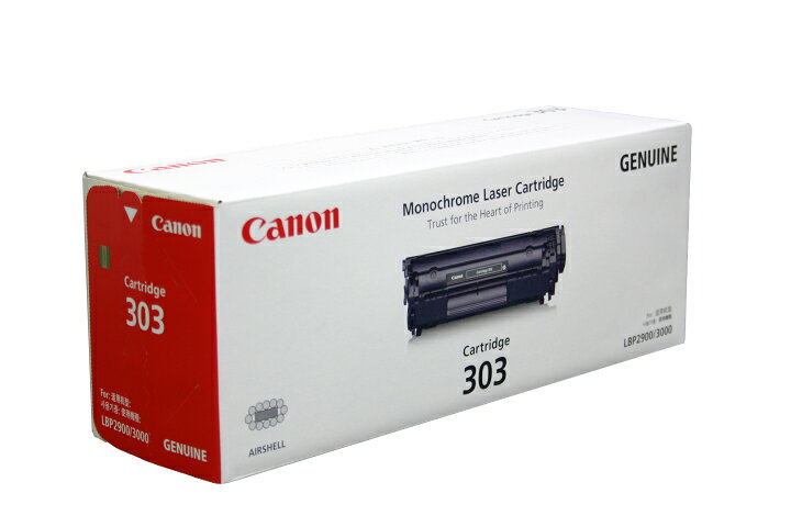 ●印刷可能枚数:2,000枚(A4/5%印字比率時) ●型番・・・CRG-303 ●環境情報 ・・・エコマーク取得,グリーン購入法適合,GPN登録