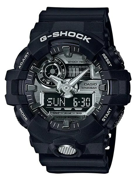 タフネスを追求し進化を続けるG-SHOCKから、Garish（ガリッシュ）カラーをまとったモデルです。 独自の樹脂成形技術による立体的な時分針と力強いインデックスを備えたGA-700をベースモデルに採用。 B-BOYが身に着けるアクセサリー...