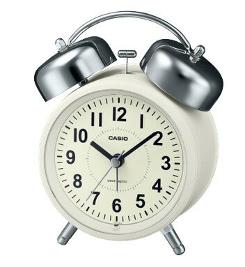 レトロカラーが特徴的な目覚まし時計です。 クリームのモデルに文字板には生成り色を採用し、レトロポップなイメージに仕上げています。電波受信モデルなので時刻合わせの手間もなく、時刻アラームは、止めてもまた鳴るスヌーズ機能や大音量のベル音アラーム...