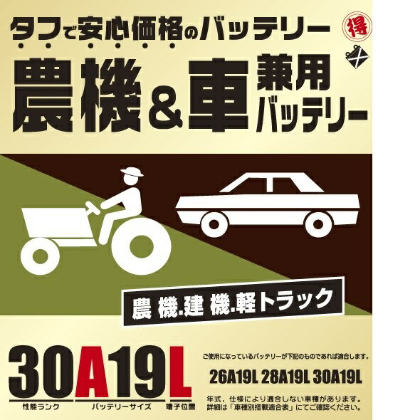 ◇農機・建機・トラック向きバッテリー！ ◇補水可能なキャップ式（埃でつまることなく、手入れしやすい凸キャップ） ◇インジケータ、収納取っ手付　※B19〜D31 ◇製品保証　12ヶ月または2万Km ※AM8:30分までにご注文を頂いた場合、当...