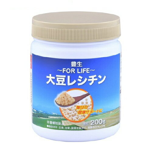 広告文責・販売事業者名:株式会社ビューティーサイエンスTEL 050-5536-7827・・・・・　商　品　詳　細　・・・・・ 商品名 豊生 大豆レシチン顆粒 200g 内容量 200g 材質・原材料・成分 【原材料】 植物レシチン（大豆由...