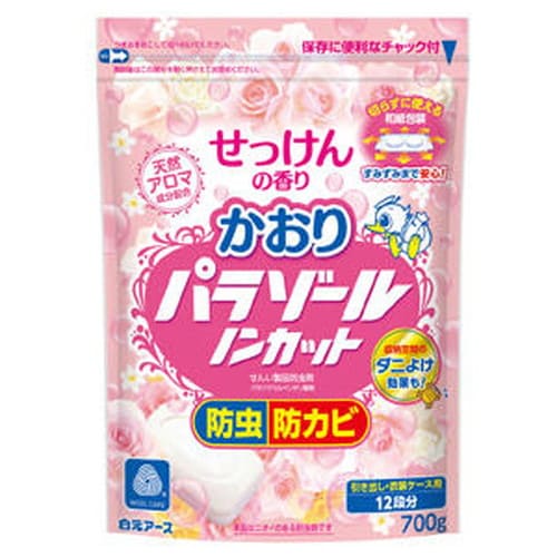 広告文責・販売事業者名:株式会社ビューティーサイエンスTEL 050-5536-7827・・・・・　商　品　詳　細　・・・・・ 商品名 かおりパラゾール ノンカット 袋入 700g 内容量 700g 商品詳細 上品な香りが収納空間に広がり、...