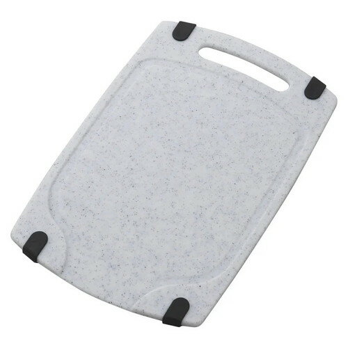 商品名 ラバー＆スロープまな板 L 内容量 1枚 商品説明 ●水切りしやすいスロープ付きのまな板です。●すべりを防ぐラバー付きです。●汁もれ防止の溝付き面とフラット面の両面を使い分けできます。●シンクに渡して使える大型サイズです。(シンクの...