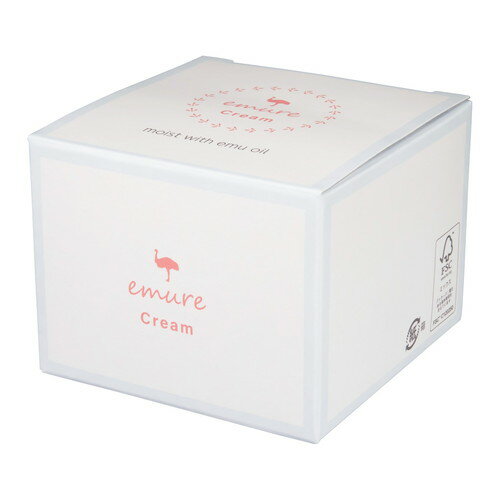 商品名 emure クリーム 50g 内容量 50g サイズ 5.0×6.2×6.2(タテ×ヨコ×奥行cm) 成分 水、エミュー油、グリセリン、セテアリルアルコール、ポリソルベート60、ステアリン酸グリセリル、ニュウコウジュ油、ビターオレン...