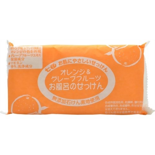 広告文責・販売事業者名:株式会社ビューティーサイエンスTEL 050-5536-7827・・・・・　商　品　詳　細　・・・・・ 商品名 七色石鹸 お風呂のせっけん オレンジ&グレープフルーツ 12パック36個セット 商品詳細 標準重量：10...