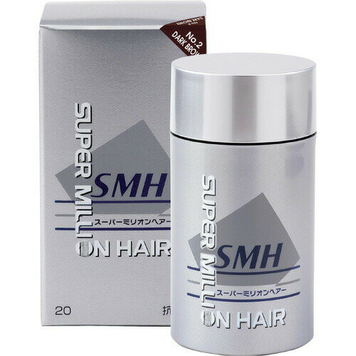 【ヘアケア＆ボディソープ】商品名スーパーミリオンダークブラウン(20g)内容量 20g 商品詳細 ●わずか10秒で簡単に毛をカバーし、スタイリッシュにセットできます。 ●周りの人も分からないほど自然な仕上がりでボリュームアップします。 ●広...