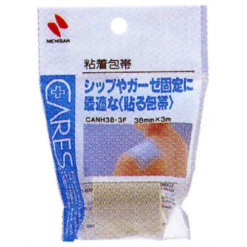 商品名 CARES 粘着包帯 商品詳細 内容量：1個サイズ：38mm*3m※シップやガーゼ固定に最適な、「貼る」包帯です。 商品説明 「CARES 粘着包帯」は、シップやガーゼ固定に最適な貼る包帯です。 JANコード 49871670119...