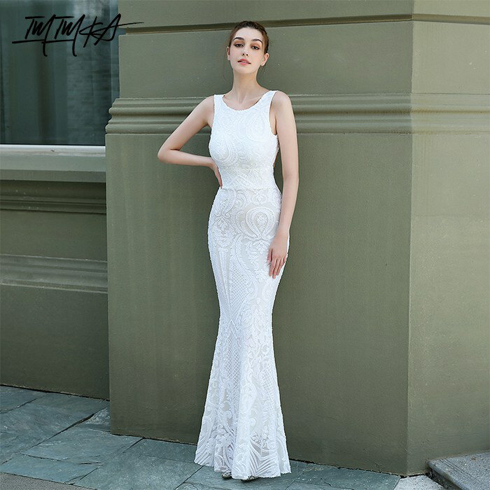 商品詳細 商品名 パーティードレス　lf-18165 商品特徴 ■マキシ丈のドレスなのでスタイルアップ効果も抜群♪ ■スパンコールで美しいフェミニンマーメイドラインロングドレス♪ ■裾に広がるマーメイドのシルエット美は女性ならではの曲線を美...