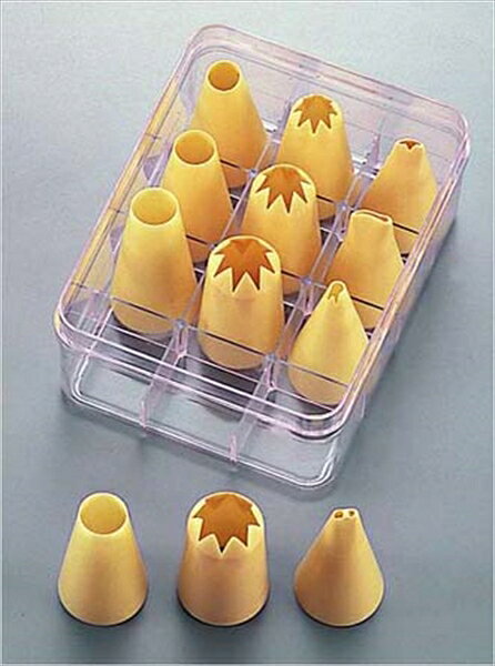 【特長・仕様】セット内容丸口金大 4種類花口金大 4種類特殊口金 4種類※ドイツメーカー品番,(ケースサイズ)幅×奥行×高さ(),(口金サイズ)直径×高さ()31903,148×116×68,34×60